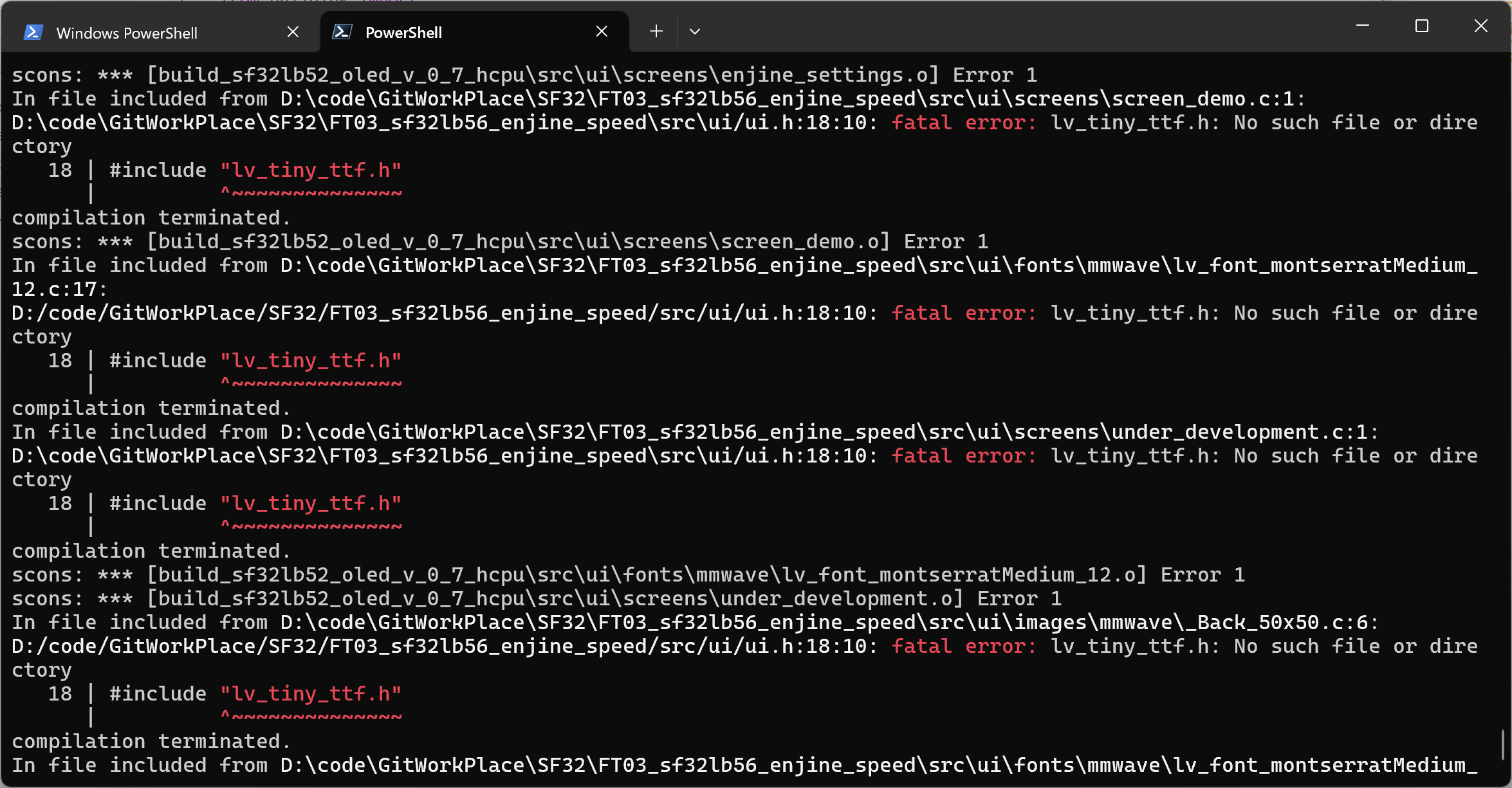 lvgl8 是否支持tiny_ttf - 常规 - SiFli BBS